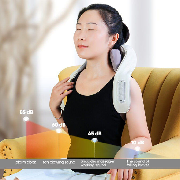 New Style Neck Hand-shaped Massager Wireless Shiatsu Electric Heating ...